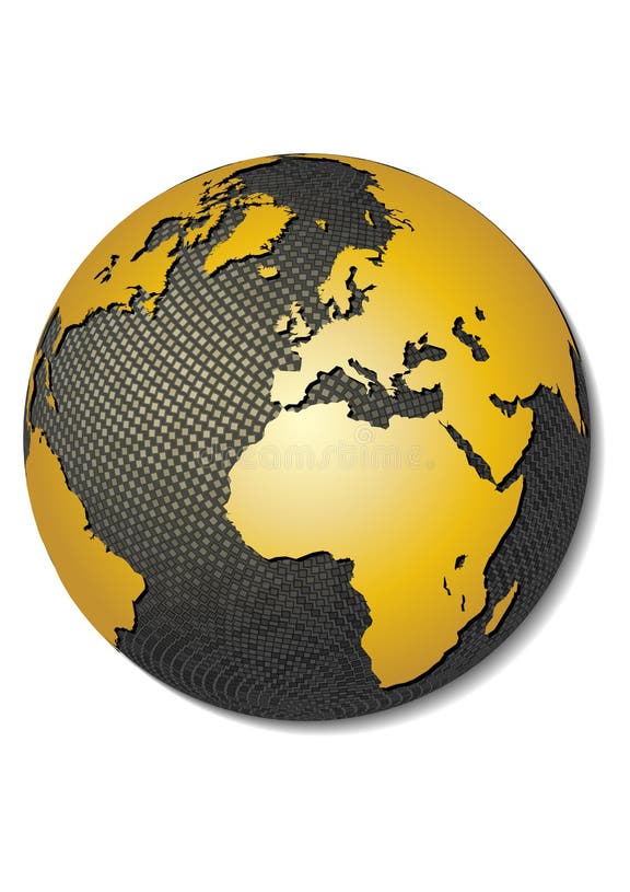 Globe Stylized Vector Map Stock Illustrations – 3,139 Globe Stylized ...