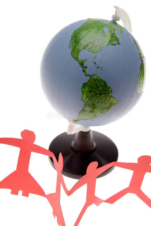 Globe & team stock image. Image of global, collaboration - 3509895