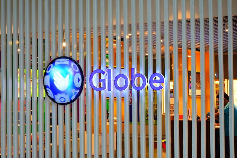 Globe Telecom Indoor Mall Facade in Cebu, Philippines Editorial Photo ...