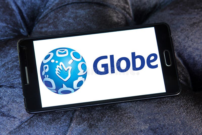 Globe Telecom logo editorial stock image. Image of symbol - 121417174