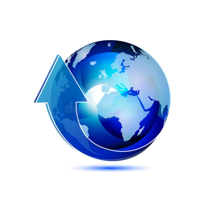 Globe vector stock vector. Illustration of continent - 17709354