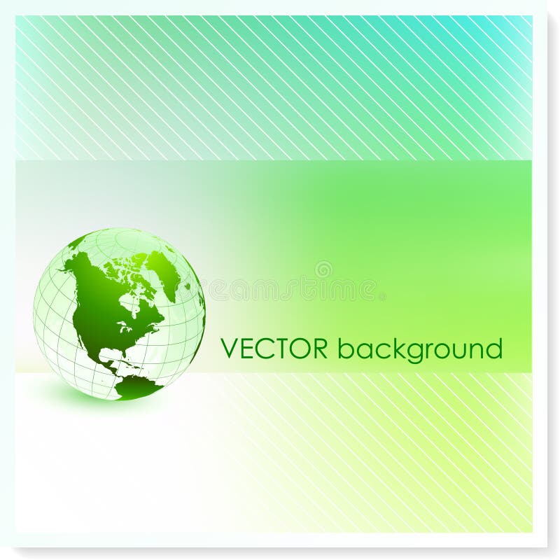 Globe on Vector Background stock illustration. Illustration of elegant ...