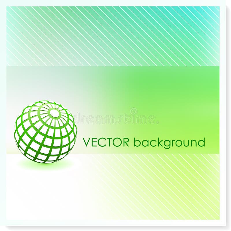 Globe on Vector Background stock illustration. Illustration of ...