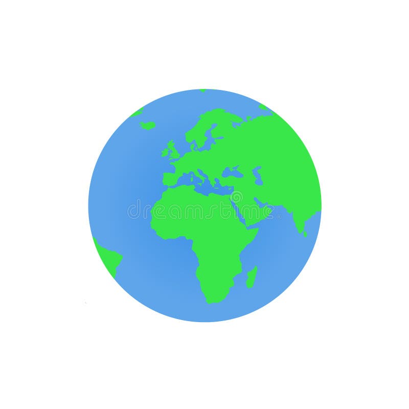 Globe Vector Icon. Planet Illustration. Europe Countries Stock Vector ...