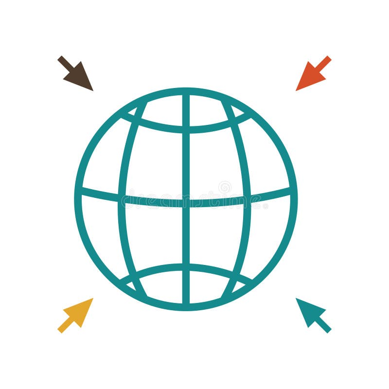 Globe. Vector Illustration Decorative Design Stock Vector ...