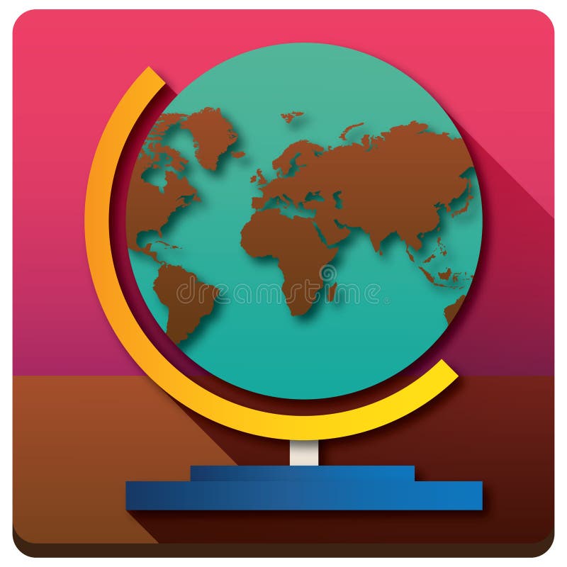 Globe. Vector Illustration Decorative Design Stock Vector ...