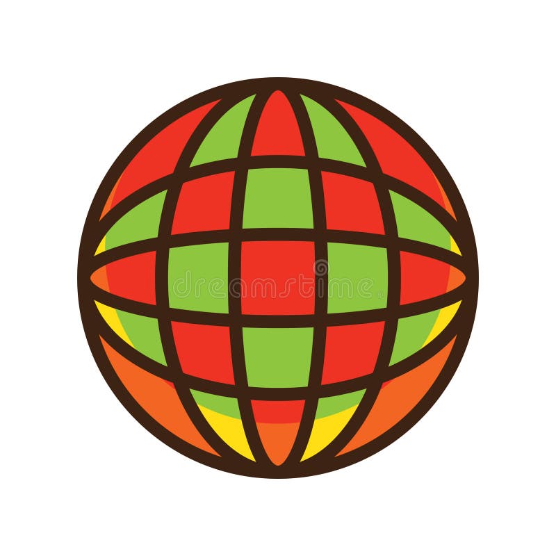 Globe. Vector Illustration Decorative Design Stock Vector ...