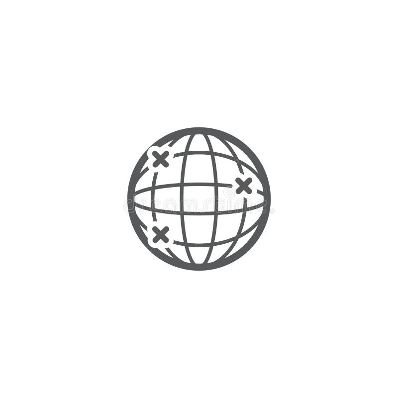 Globe. Vector Illustration Decorative Design Stock Vector ...