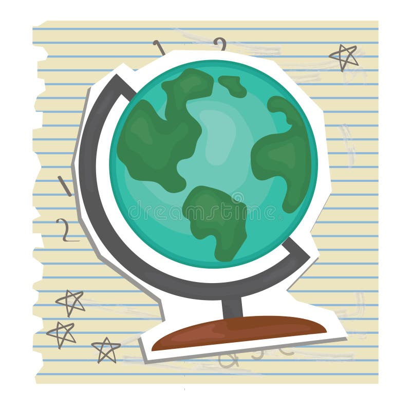 Globe. Vector Illustration Decorative Design Stock Vector ...