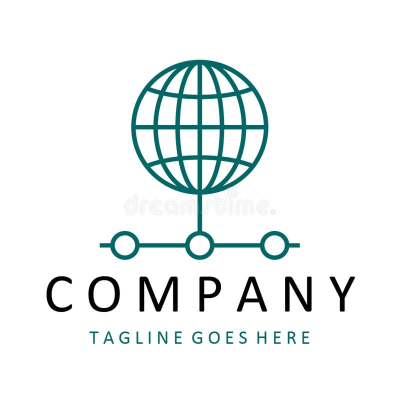 Globe Vector Logo Design Template Stock Vector - Illustration of ...