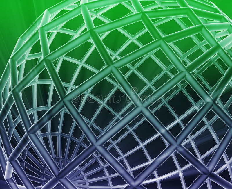 Green globe stock illustration. Illustration of wire, connect - 220323