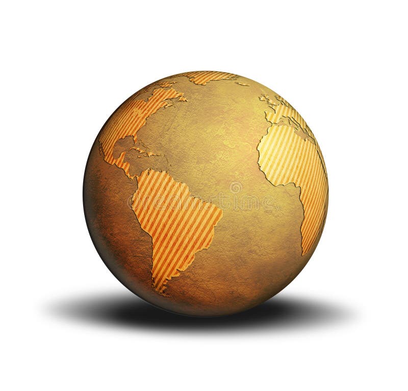 Globe World stock illustration. Illustration of global - 3381896