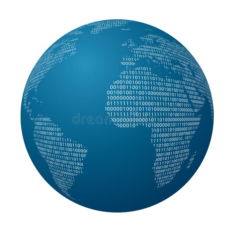 Globe world binary stock vector. Illustration of atlas - 96182316 Globe world binary stock vector. Illustration of atlas - 96182316