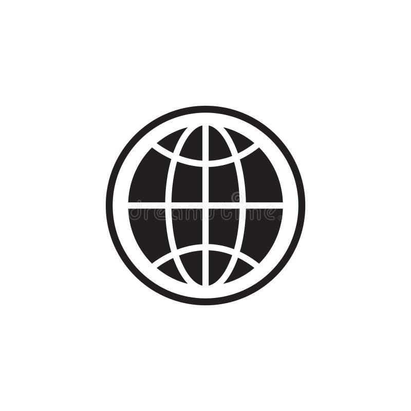 Globe World Icon Vector Logo Design Template Stock Vector ... Globe World Icon Vector Logo Design Template Stock Vector ...