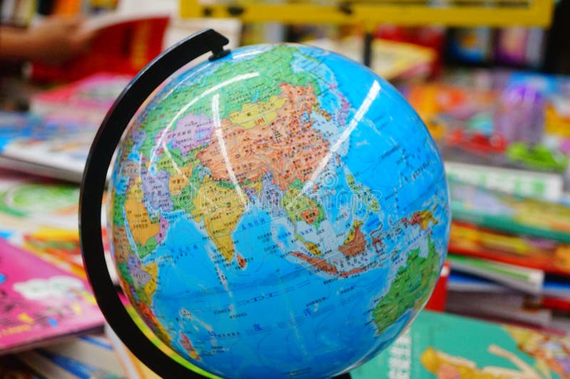 Globe map of the world stock photo. Image of close, crafts - 85169290