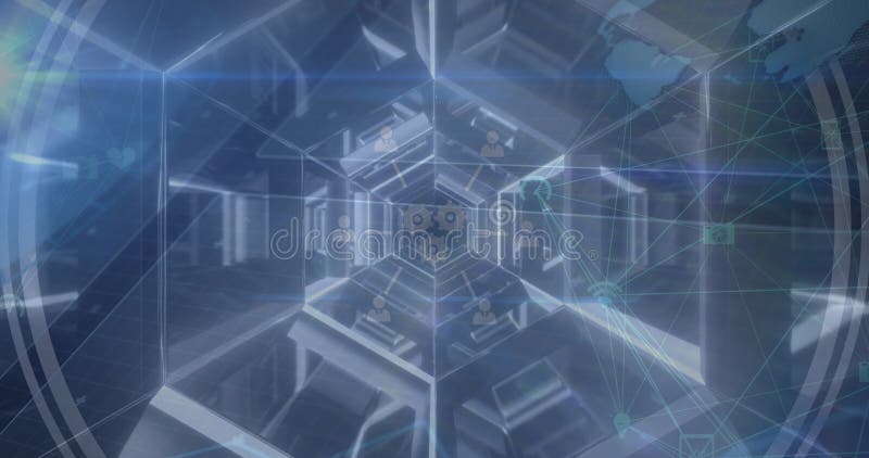 Seamless Pattern with Technology Icons Stock Vector - Illustration of ...