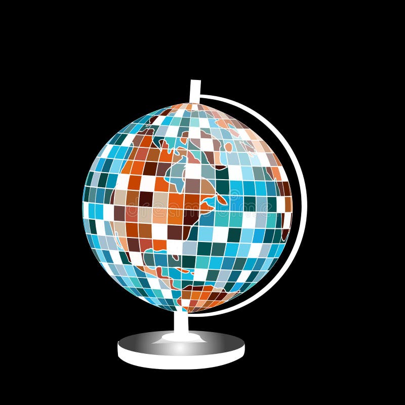 Ball Disco Earth Stock Illustrations – 177 Ball Disco Earth Stock ...