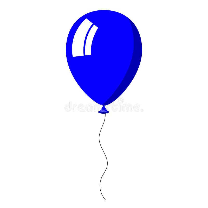 Fondo De Globos Azules Ilustraciones Stock, Vectores, Y Clipart ...
