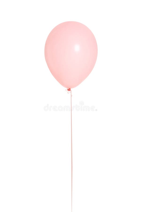 Globo Del Rosa En Colores Pastel Aislado Foto de archivo - Imagen de ...