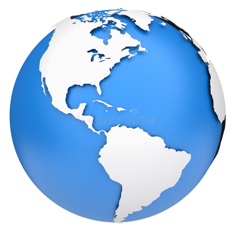 Mappa Del Mondo 3D Con Sfondo Trasparente Illustrazione Vettoriale ...