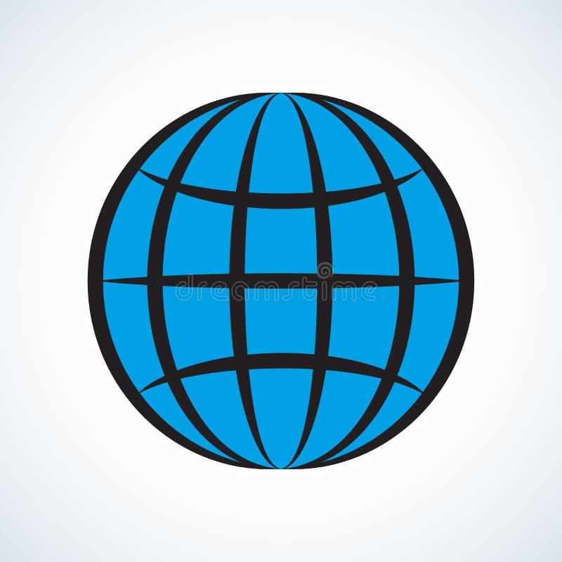 Globo Desenho do vetor ilustração do vetor. Ilustração de ciência ...