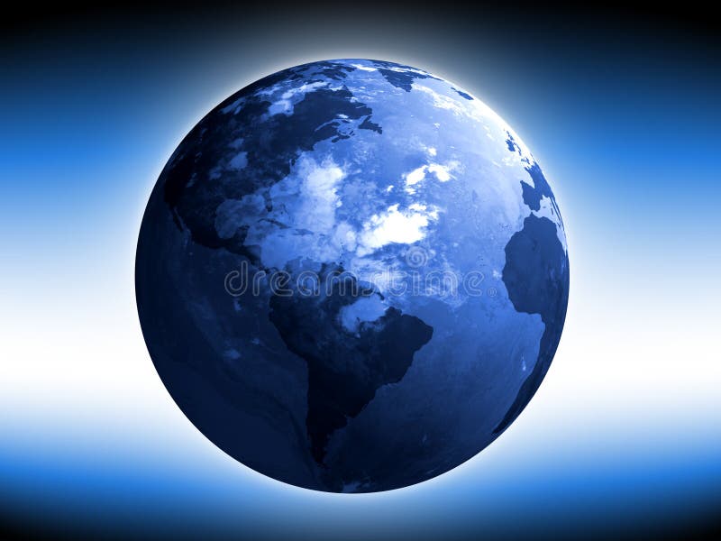 Globo do mundo ilustração stock. Ilustração de conceito - 2085729