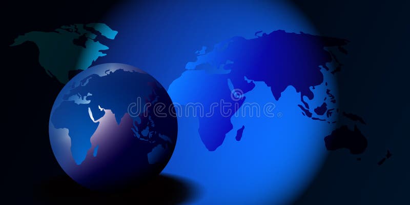 Globo do mundo ilustração stock. Ilustração de continentes - 2834221