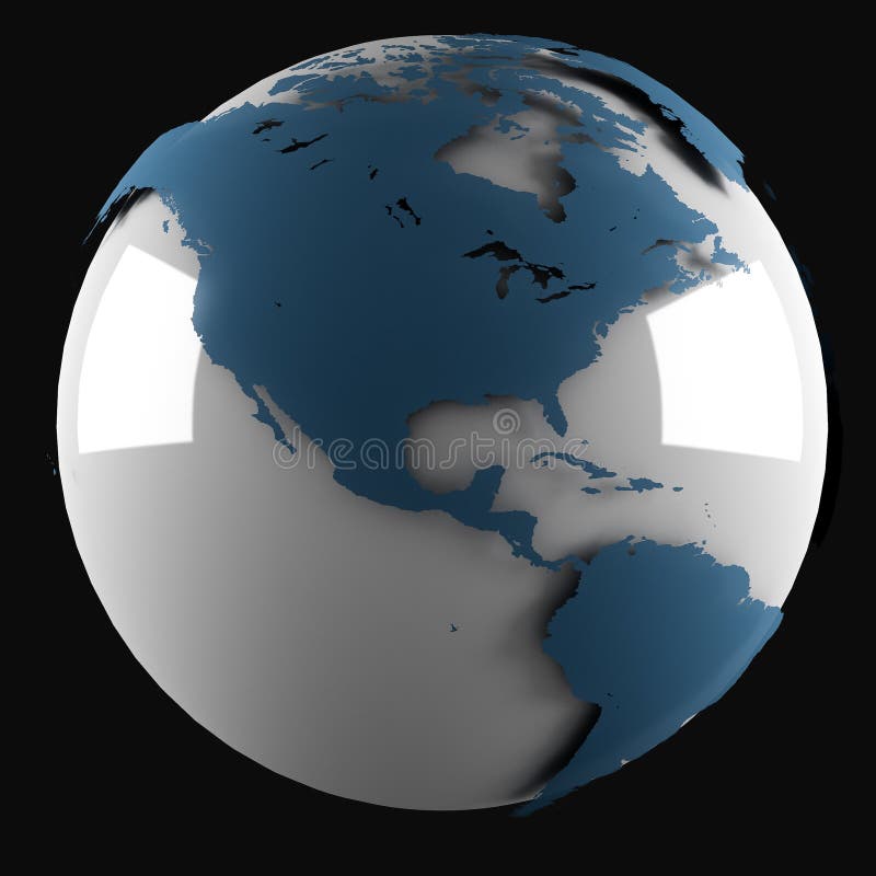 Globo do mundo ilustração stock. Ilustração de tecnologia - 37659513