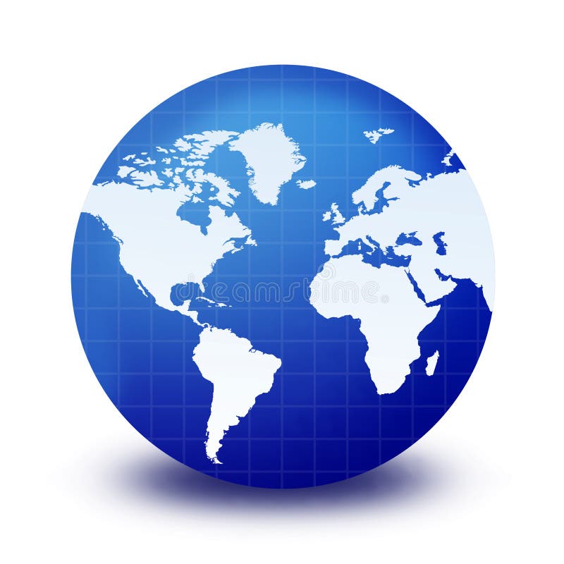 Globo do mundo ilustração stock. Ilustração de viagem - 5233494