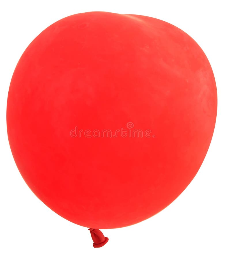 Globo rojo foto de archivo. Imagen de rojo, mitad, aislado - 25152044