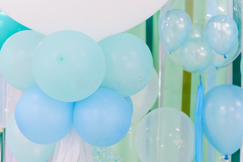Globos Del Color En Colores Pastel Foto de archivo - Imagen de concepto ...