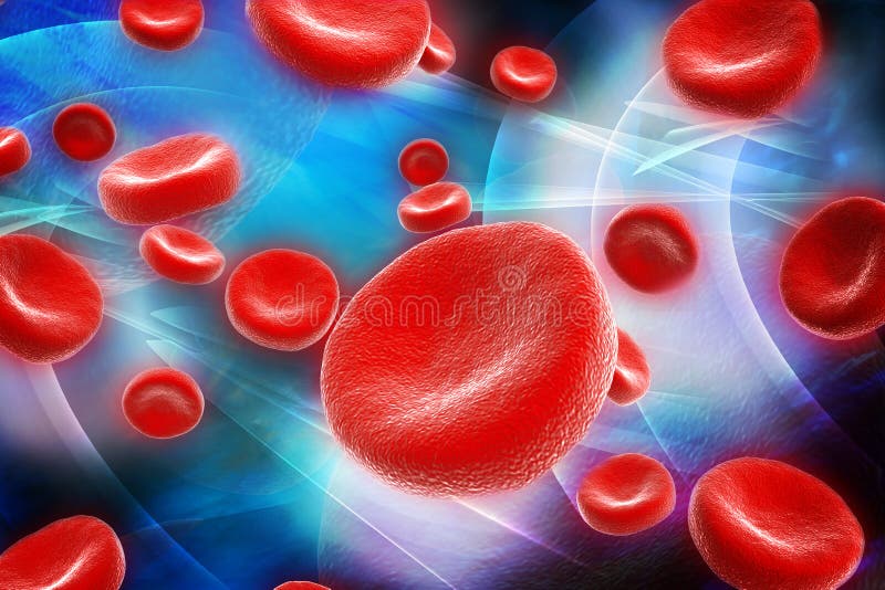 Globule rouge illustration stock. Illustration du cellule - 1766704