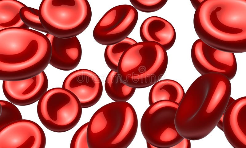 Globules rouges 3d illustration stock. Illustration du vivant - 15329073