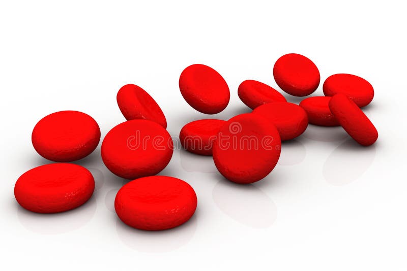 Globules rouges illustration stock. Illustration du concept - 24612812