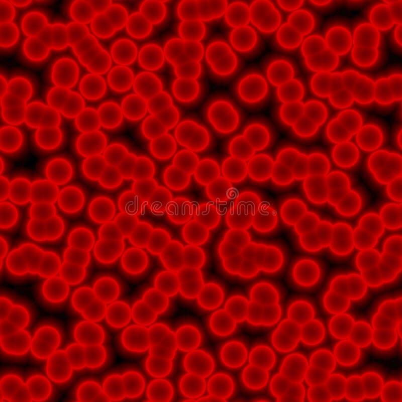 Cellules Rouges, Cellules Sanguines Humaines Au Microscope ...