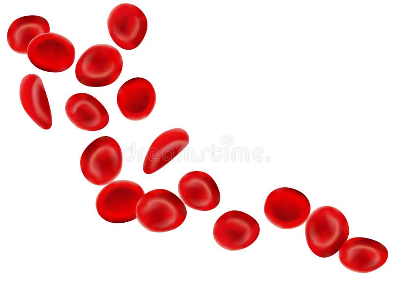 Circuler De Globules Rouges Illustration Stock - Illustration du humain ...