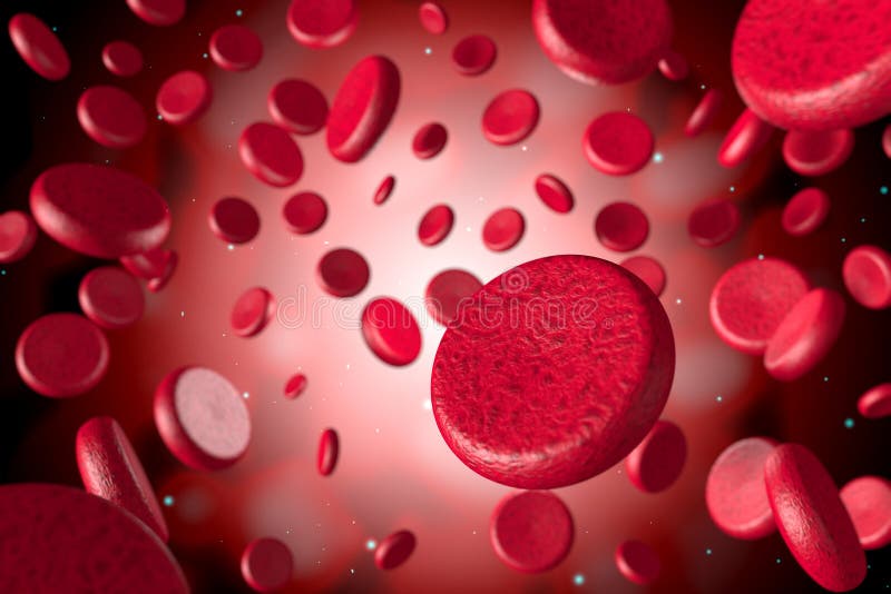 Globules sanguins illustration stock. Illustration du rouge - 46967540