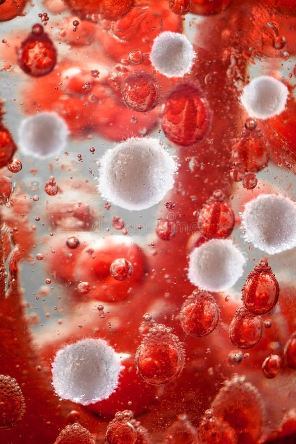 Globules Sanguins Blancs Rouges Image stock - Image du durée, micro ...