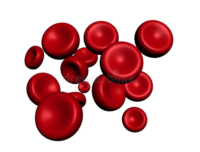 Globules sanguins rouges illustration stock. Illustration du rouge ...