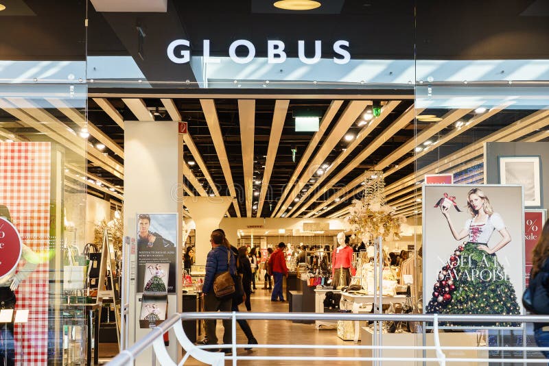 Globus-Kaufhaus Basel redaktionelles stockbild. Bild von gebäude ...