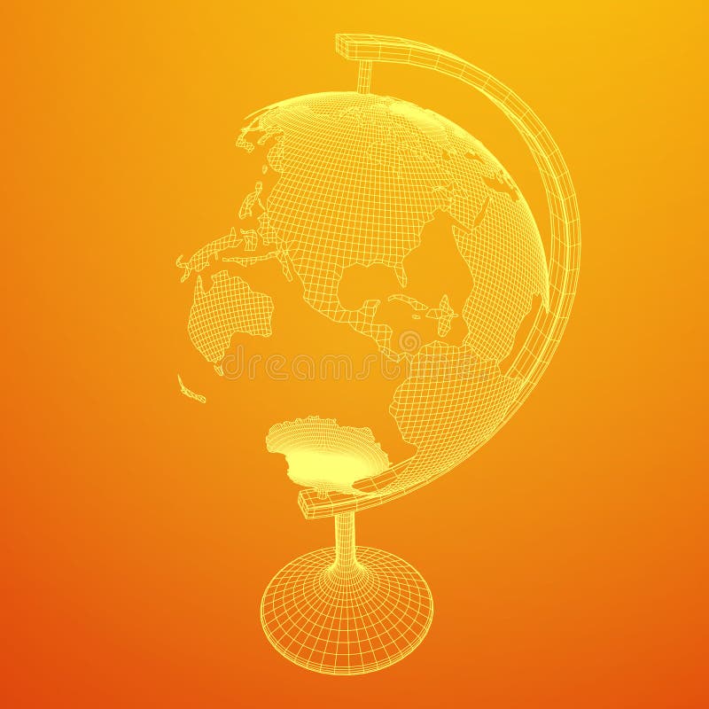 Globus concept. Vector stock vector. Illustration of frame - 134608656