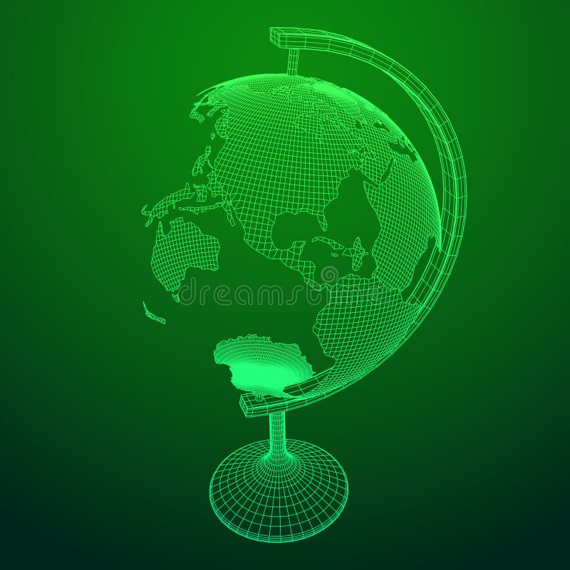 Globus concept. Vector stock vector. Illustration of geography - 135304188