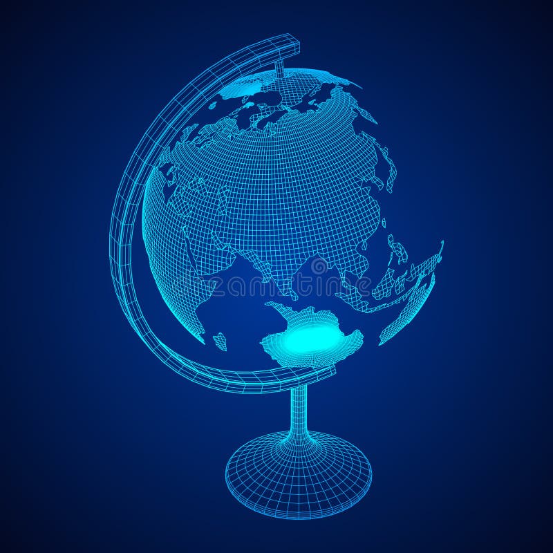 Globus concept. Vector stock vector. Illustration of geographic - 135727583