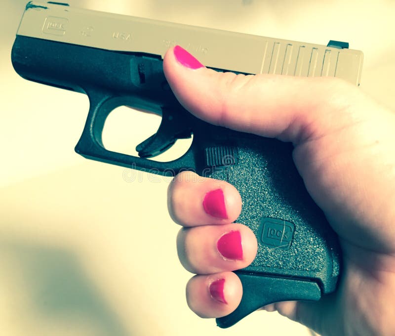 Glock 26 In Womans Hand