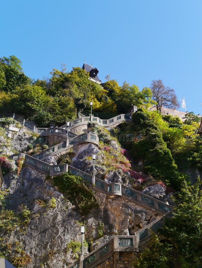 The Glockenturm or Bell Tower in Graz in Austria Stock Image - Image of ...