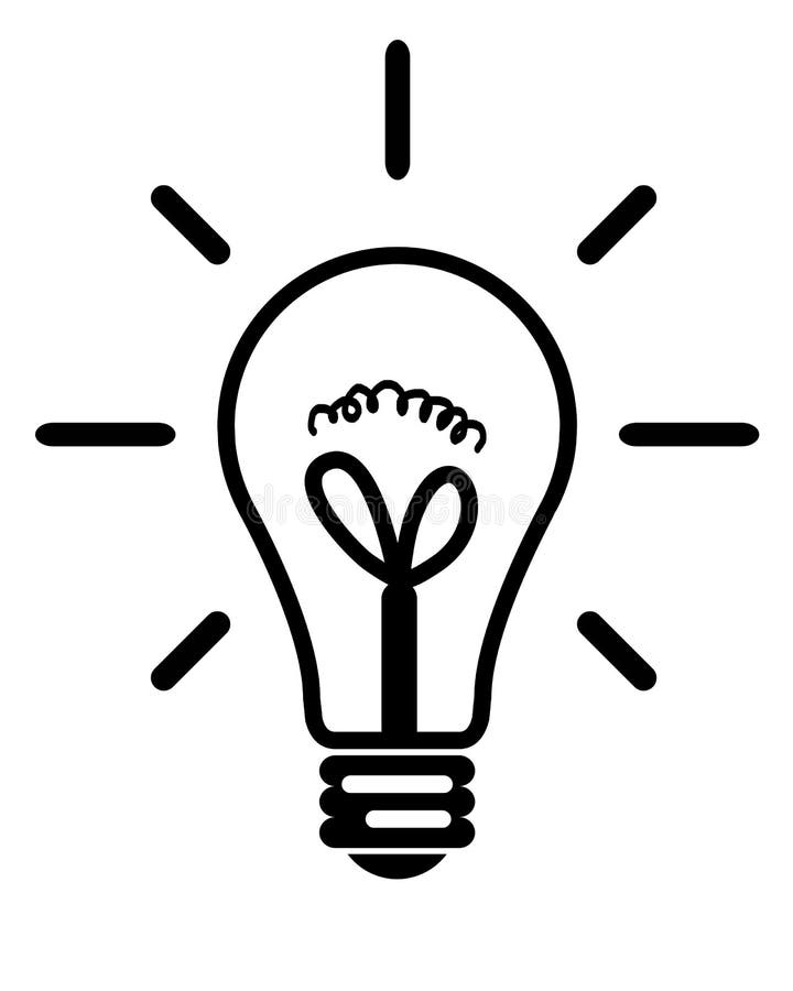 Gloeilamp stock illustratie. Illustration of verticaal - 26448521