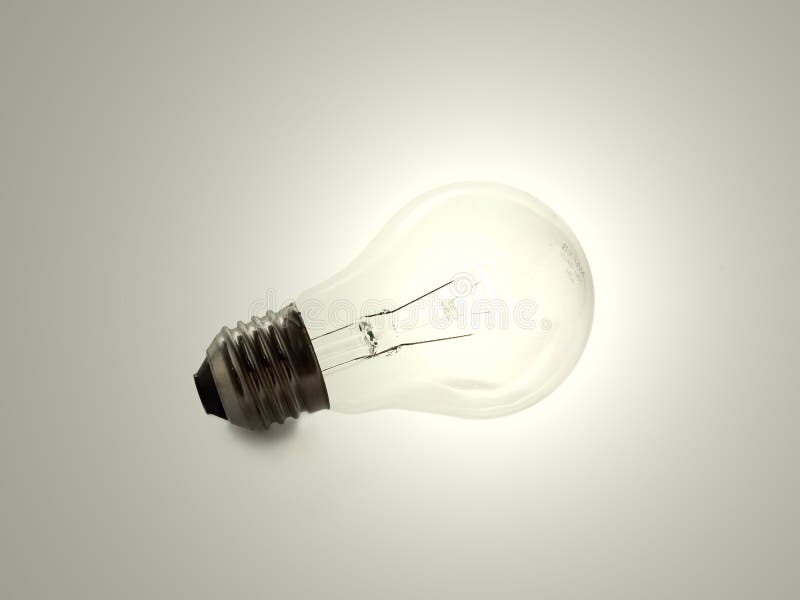 Gloeilamp stock foto. Image of achtergrond, elektriciteit - 3132440