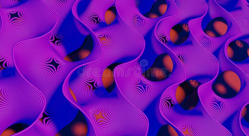 Gloomy Background with Gyroid Graphical Texture Pattern. Stock ...