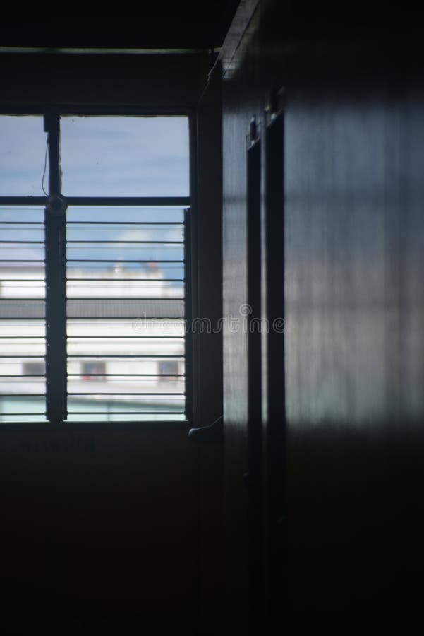 Corridor with window stock image. Image of arches, ornate - 32239713