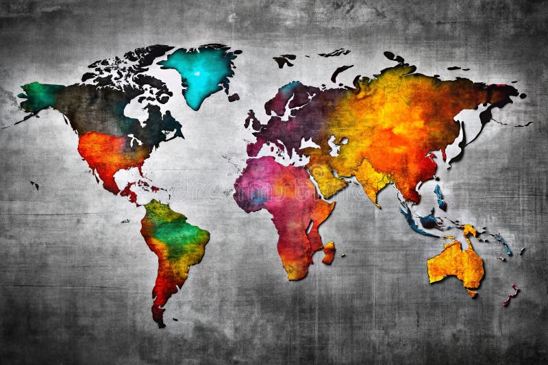 A Gloomy Global Perspective Exploring the World Map in a LowLight ...